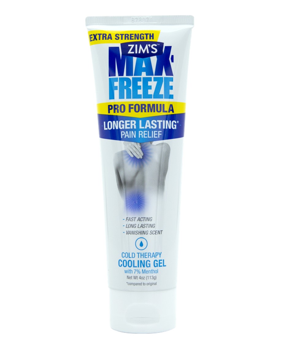 Zim's Max Freeze Gel is my go-to for a pain free workout